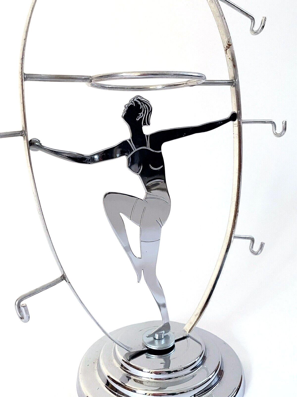 Art Deco Original Chrome Lady Teacup and Plate Stand , English, 1930s ...