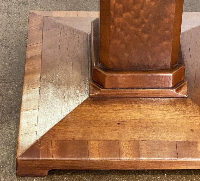 Art Deco Oval Table of Satin Walnut from England For Sale at 1stDibs