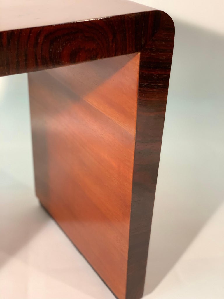 Art Deco Pair of Italian Rationalist U-Shaped Stools at 1stDibs