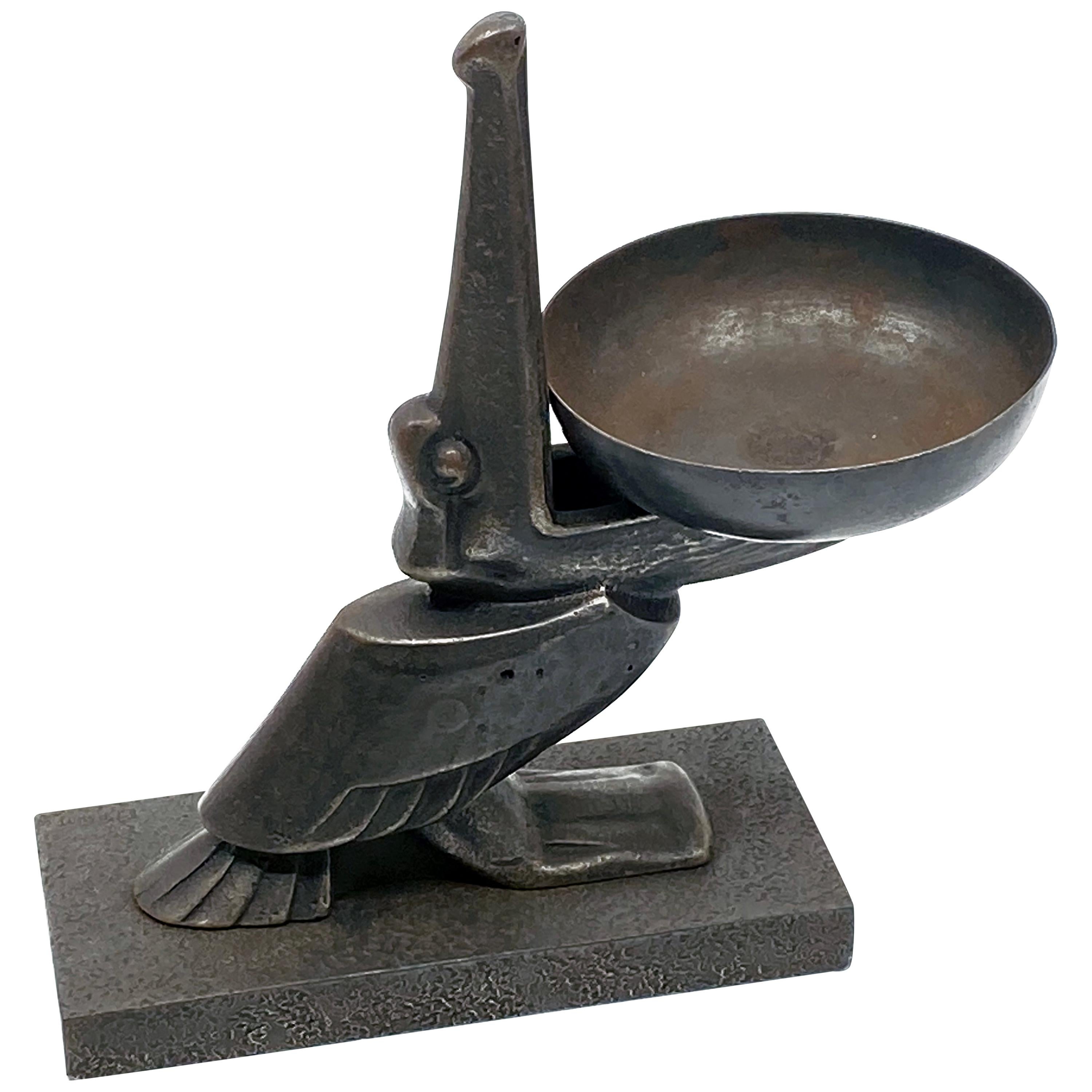 1930's art deco free standing ash tray by Seville Studios at 1stDibs