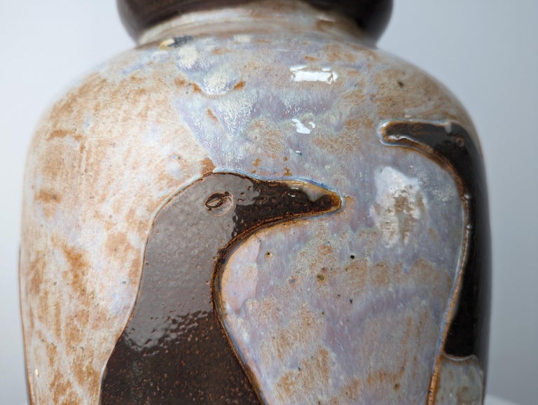 Art Deco Penguin Vase by Roger Guerin for Armogres, Belgium 1930s For ...