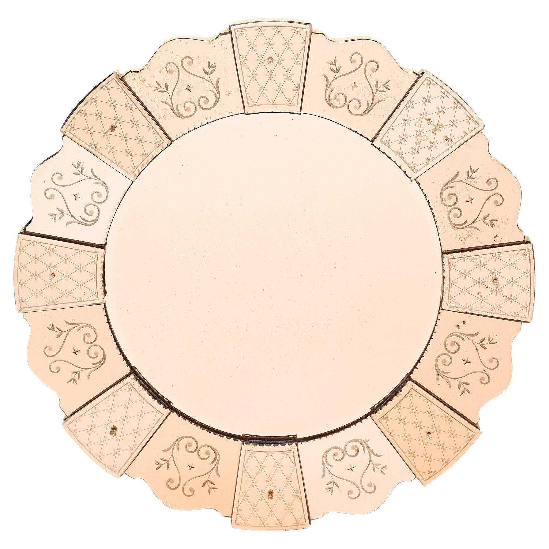 Espejo francés de época Art Deco en venta en 1stDibs