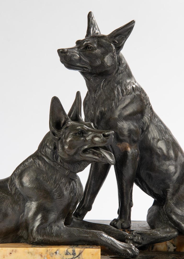 belgian shepherd statue