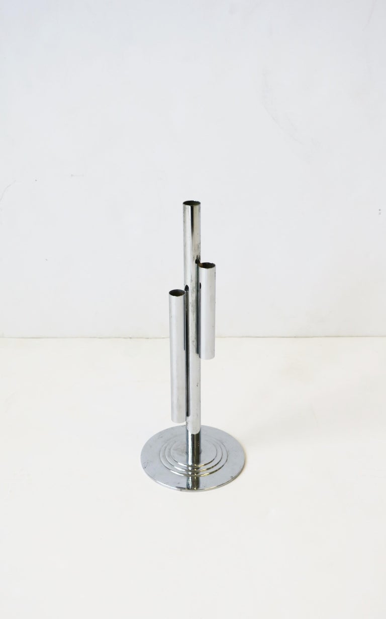 Art Deco Period Tubular Chrome Sculpture by Ruth and William Gerth for ...