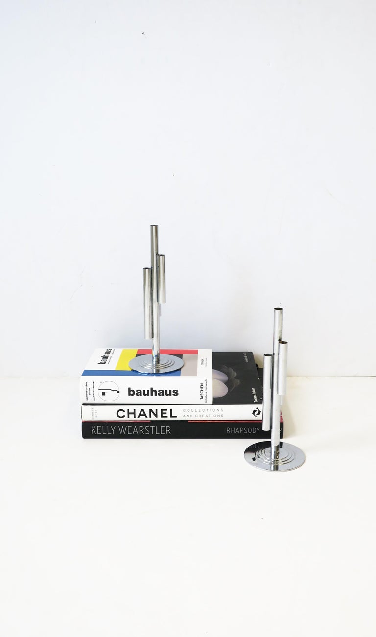 Art Deco Period Tubular Chrome Sculpture by Ruth and William Gerth for ...