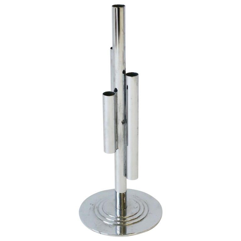 Art Deco Period Tubular Chrome Sculpture by Ruth and William Gerth for ...