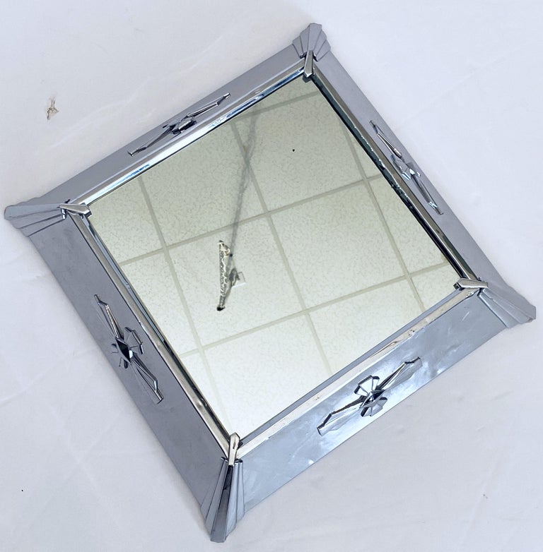 Art Deco Plateau Mirror or Mirrored Cake Stand from England For Sale at ...