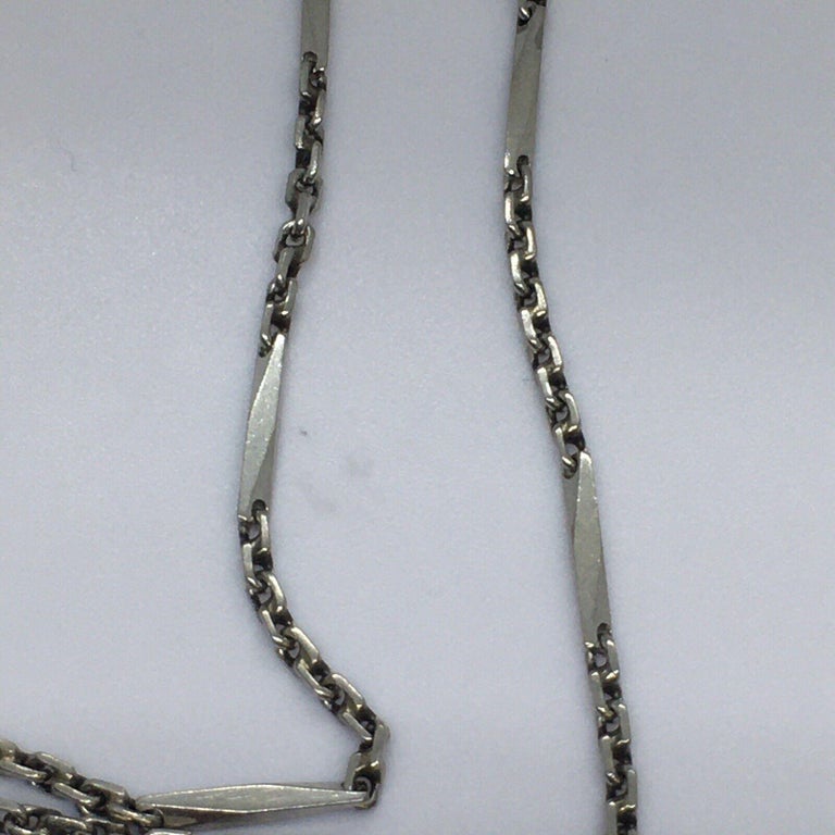 Art Deco Platinum Handmade Necklace Chain 18.8 Gram 1920s Possibly ...