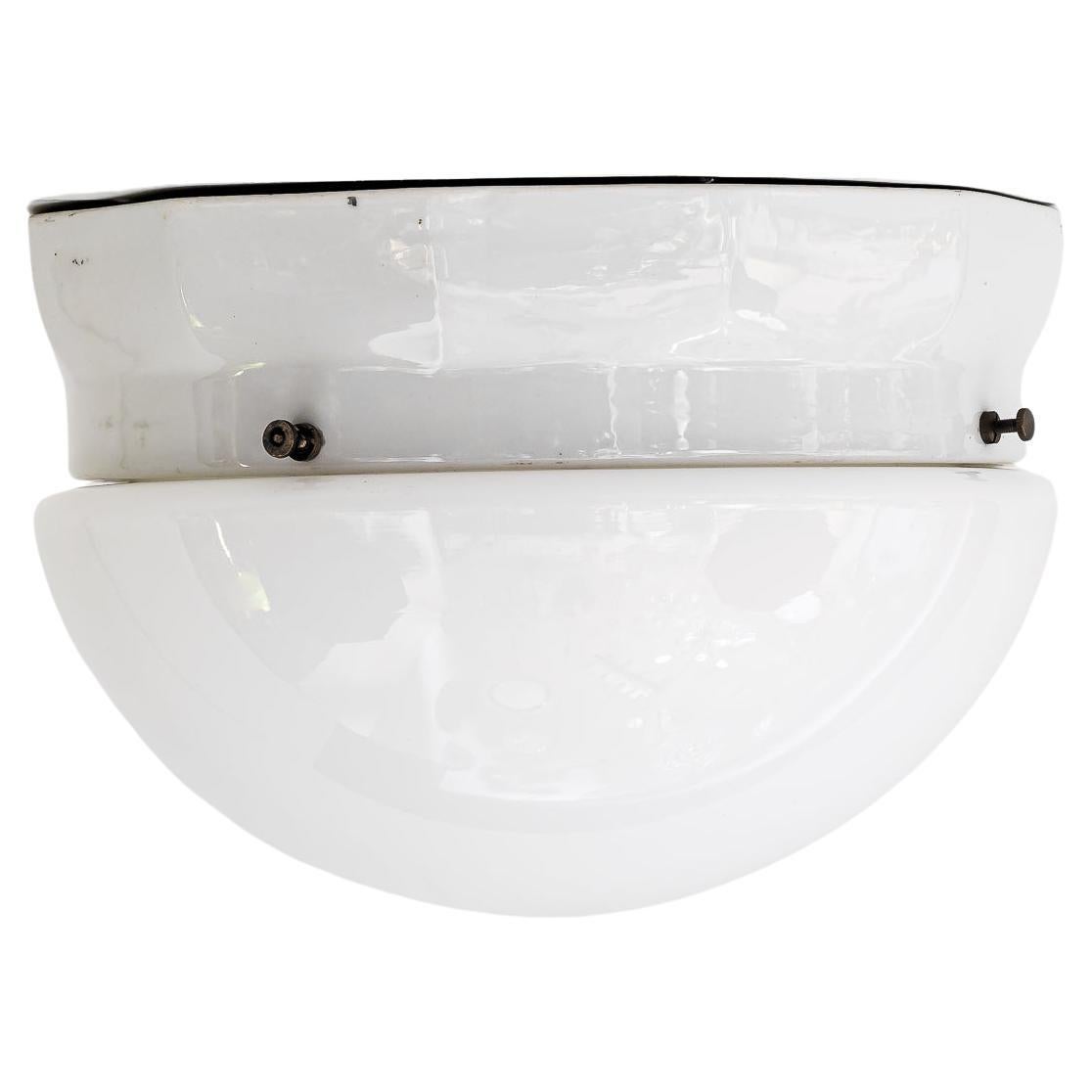 Rare Carl Zeiss Jena Ceiling Lamp with Original Glass Around 1930s ...