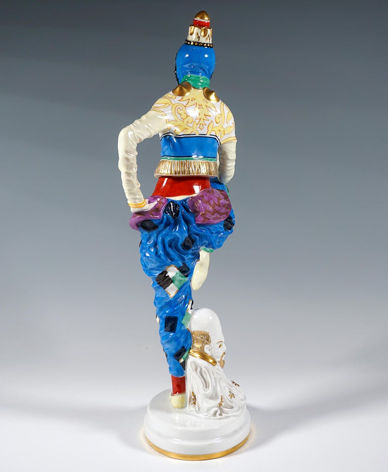 Art Déco Porcelain Figure Korean Dance by C. Holzer-Defanti Rosenthal ...