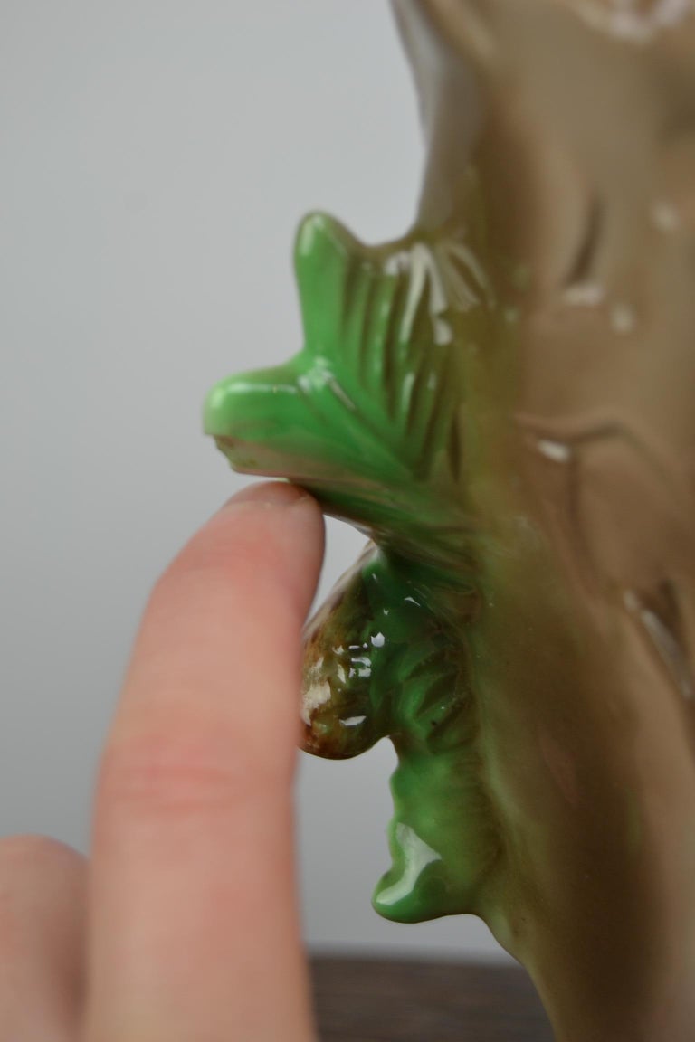 Art Deco Porcelain Perfume Light of a Woodpecker by Elka, Germany at ...