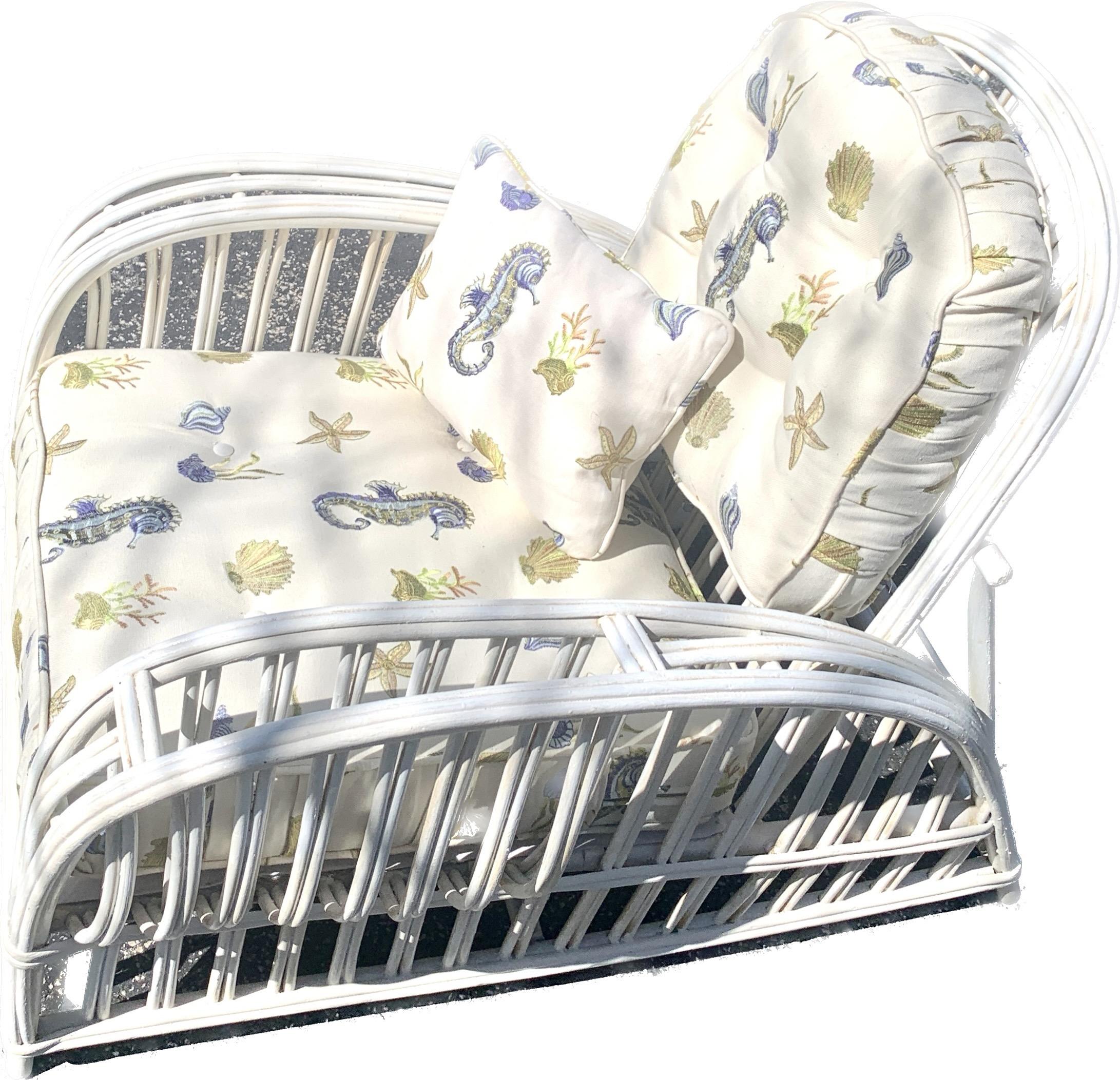 Art Deco Rattan Reclining Armchair / Morris Chair For Sale at 1stDibs