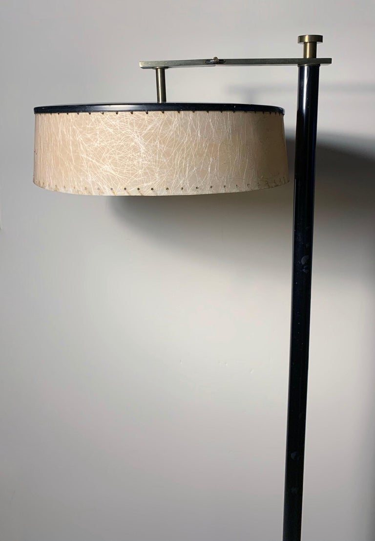 Art Deco Reading / Torchiere Floor Lamp by Kurt Versen For Sale at ...