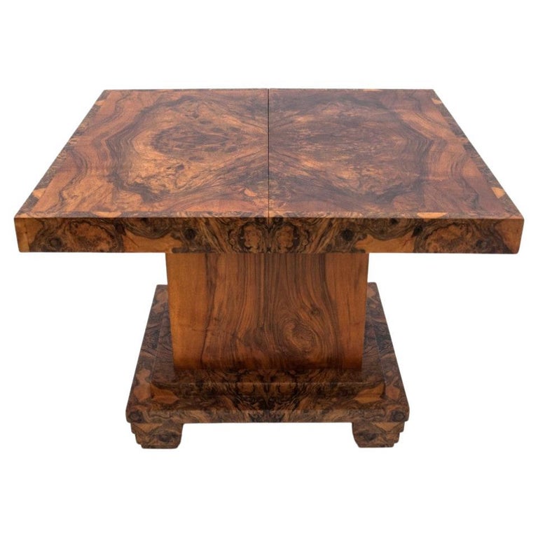 Art Deco Rectangular Dining Table, Poland, 1940s, After Renovation For ...
