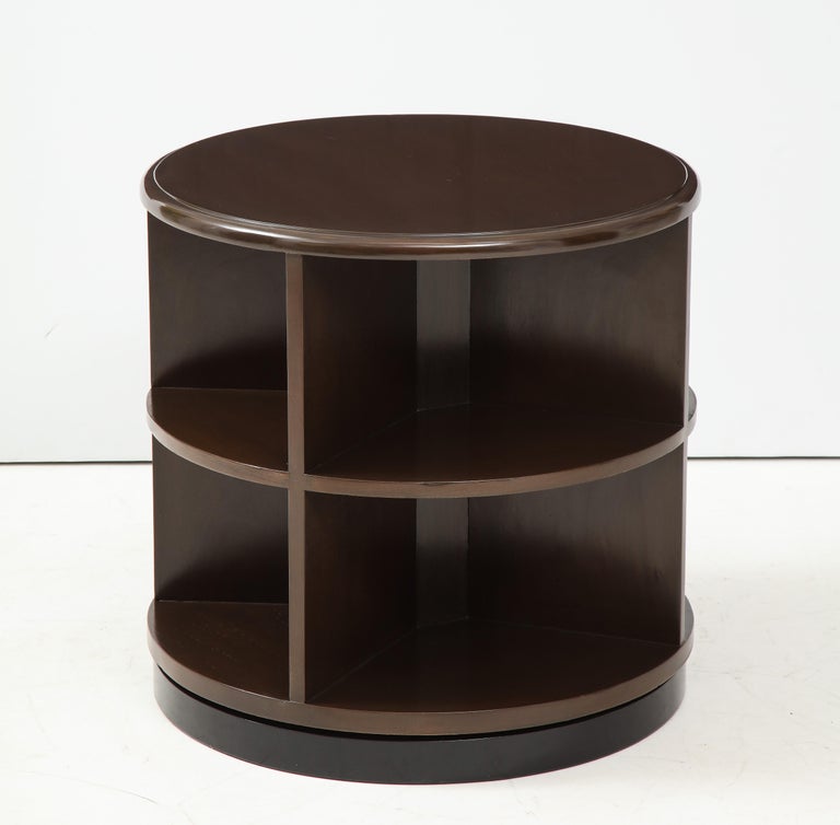 Art Deco Revolving Bookcase Side Tables at 1stDibs