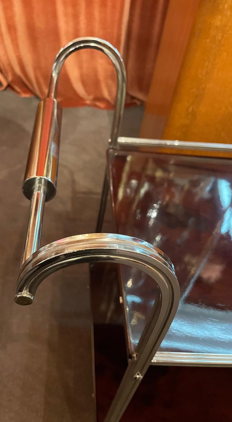 Art Deco Rolling Bar Cart at 1stDibs