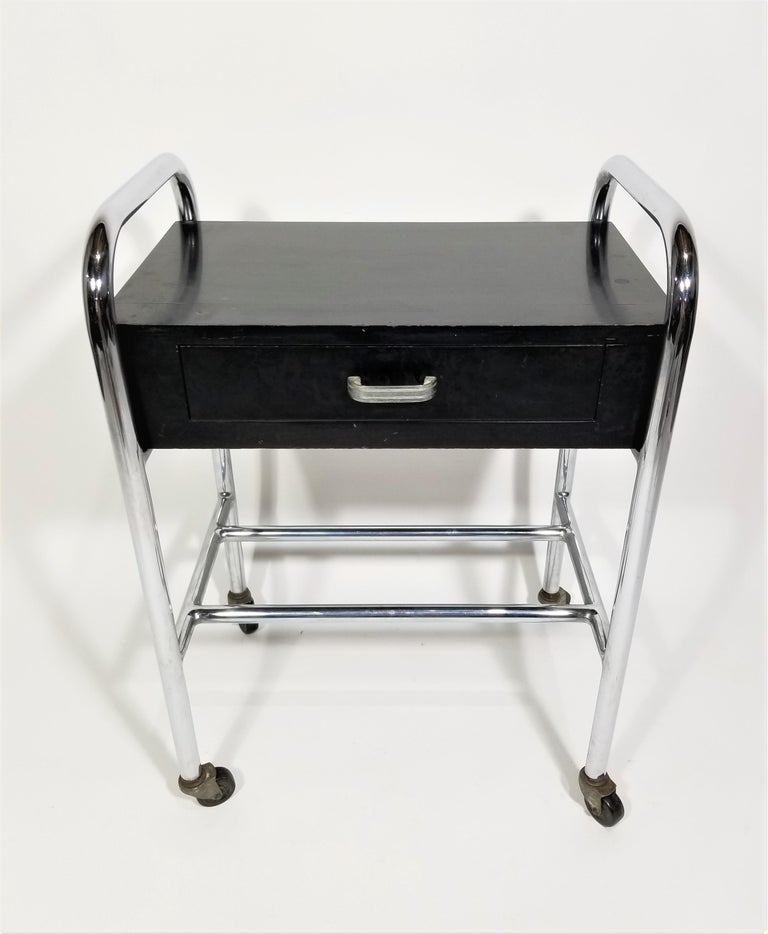 Art Deco Rolling Cart For Sale at 1stDibs