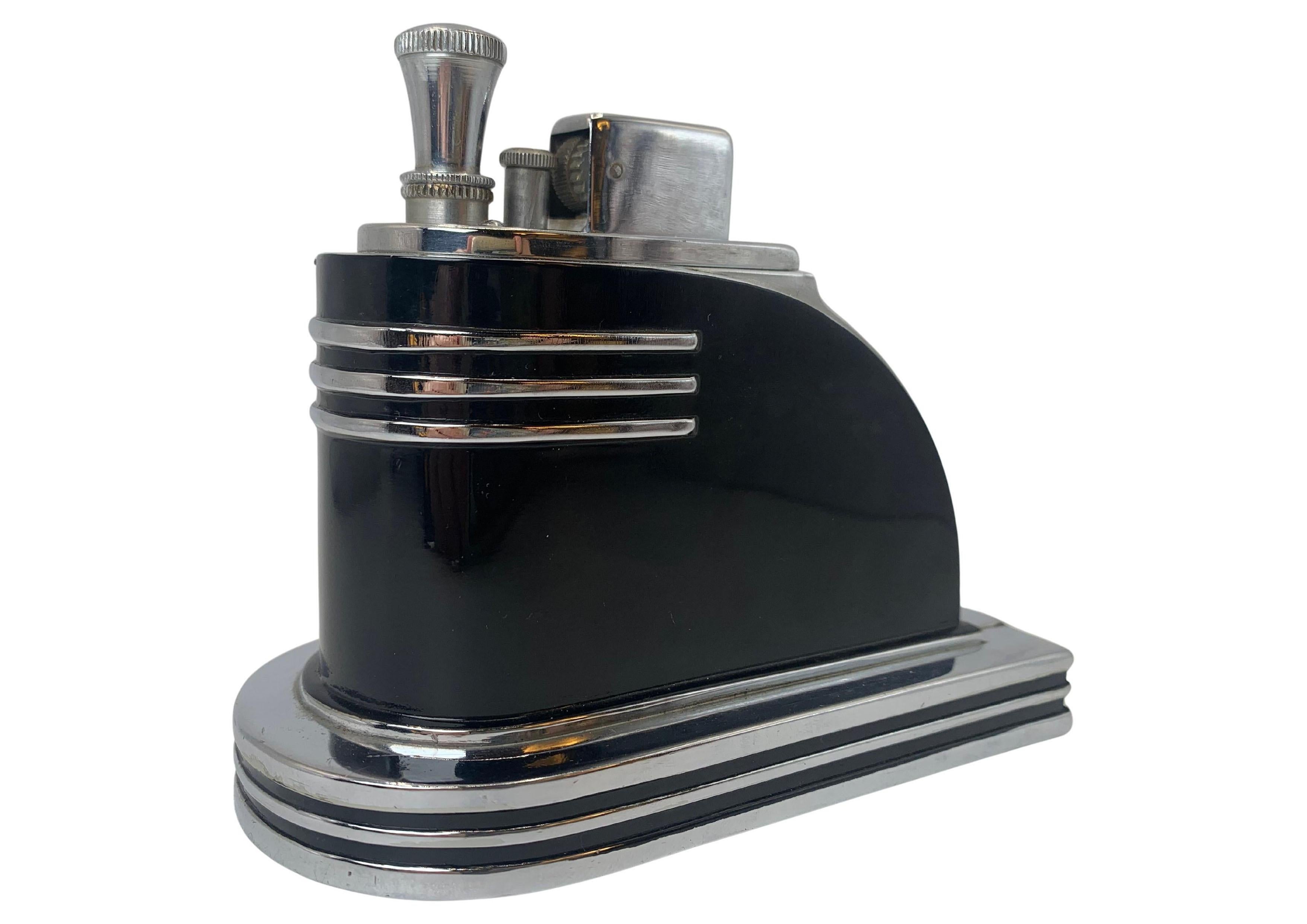 Art Deco 1930's Ronson Standard Cigarette Lighter Chocolate Brown ...