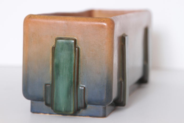 Art Deco Roseville Futura Windowbox Ceramic Planter by Frank Ferrell ...