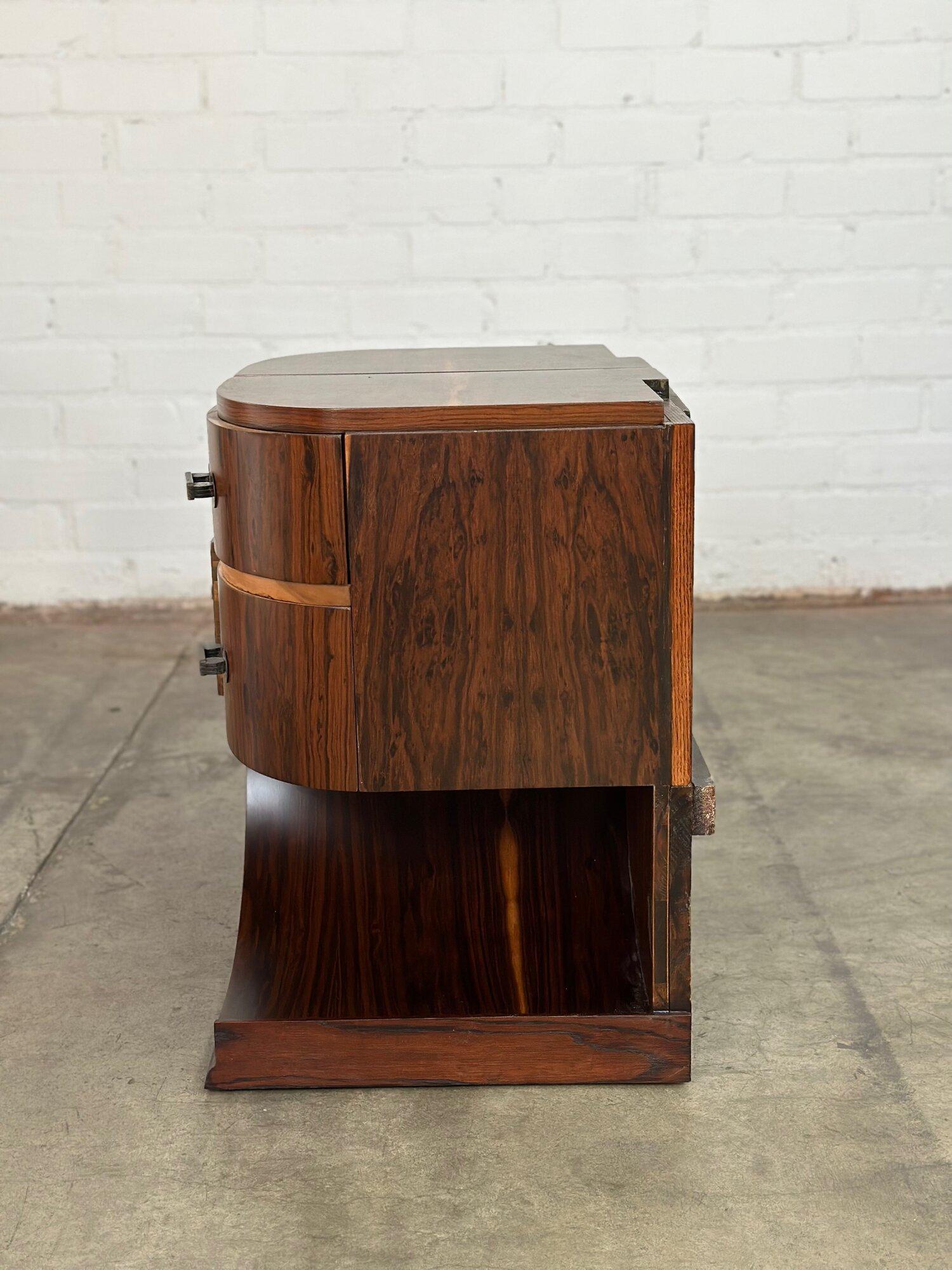 Art Deco Rosewood Side Table For Sale at 1stDibs