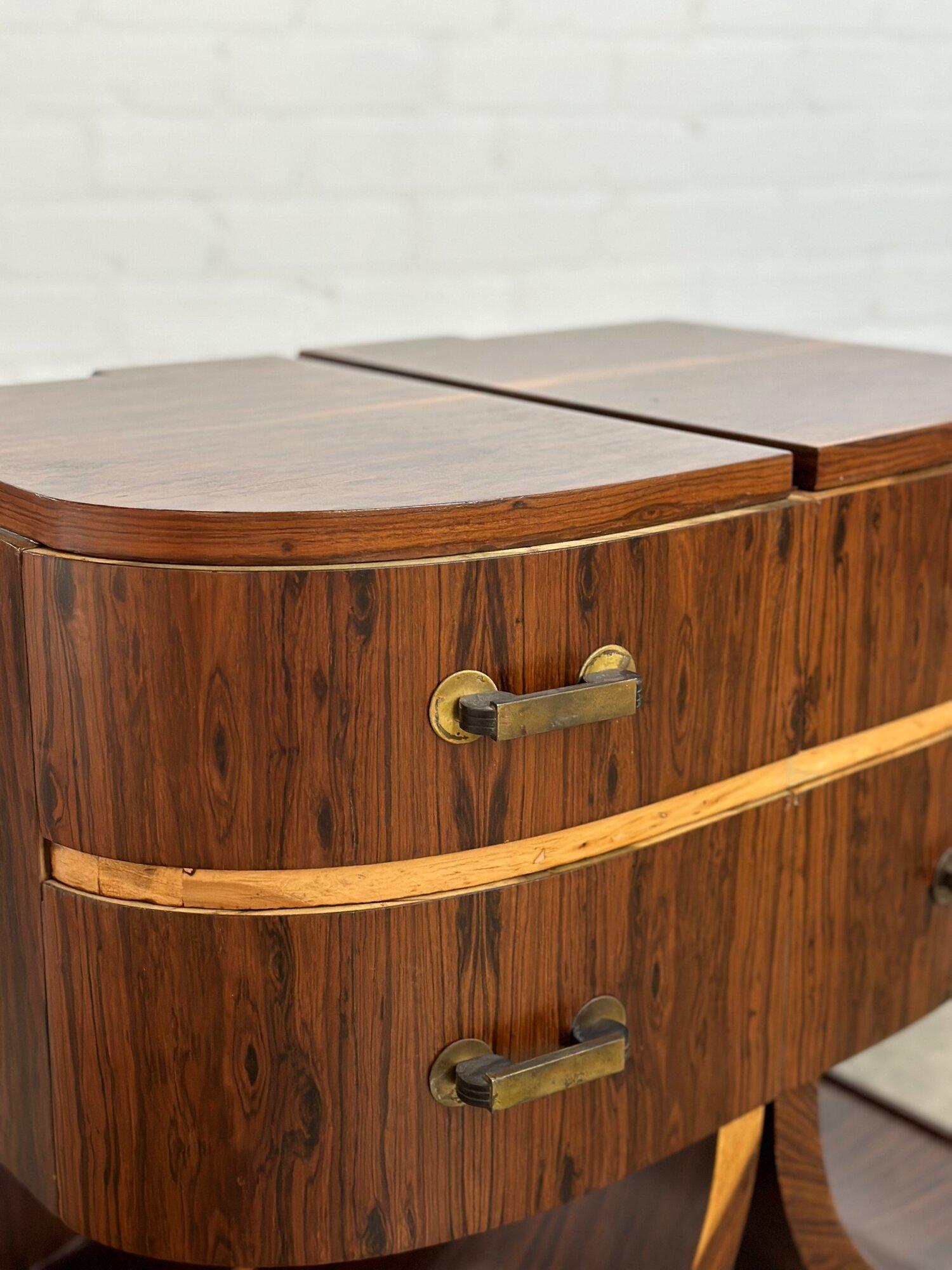 Art Deco Rosewood Side Table For Sale at 1stDibs