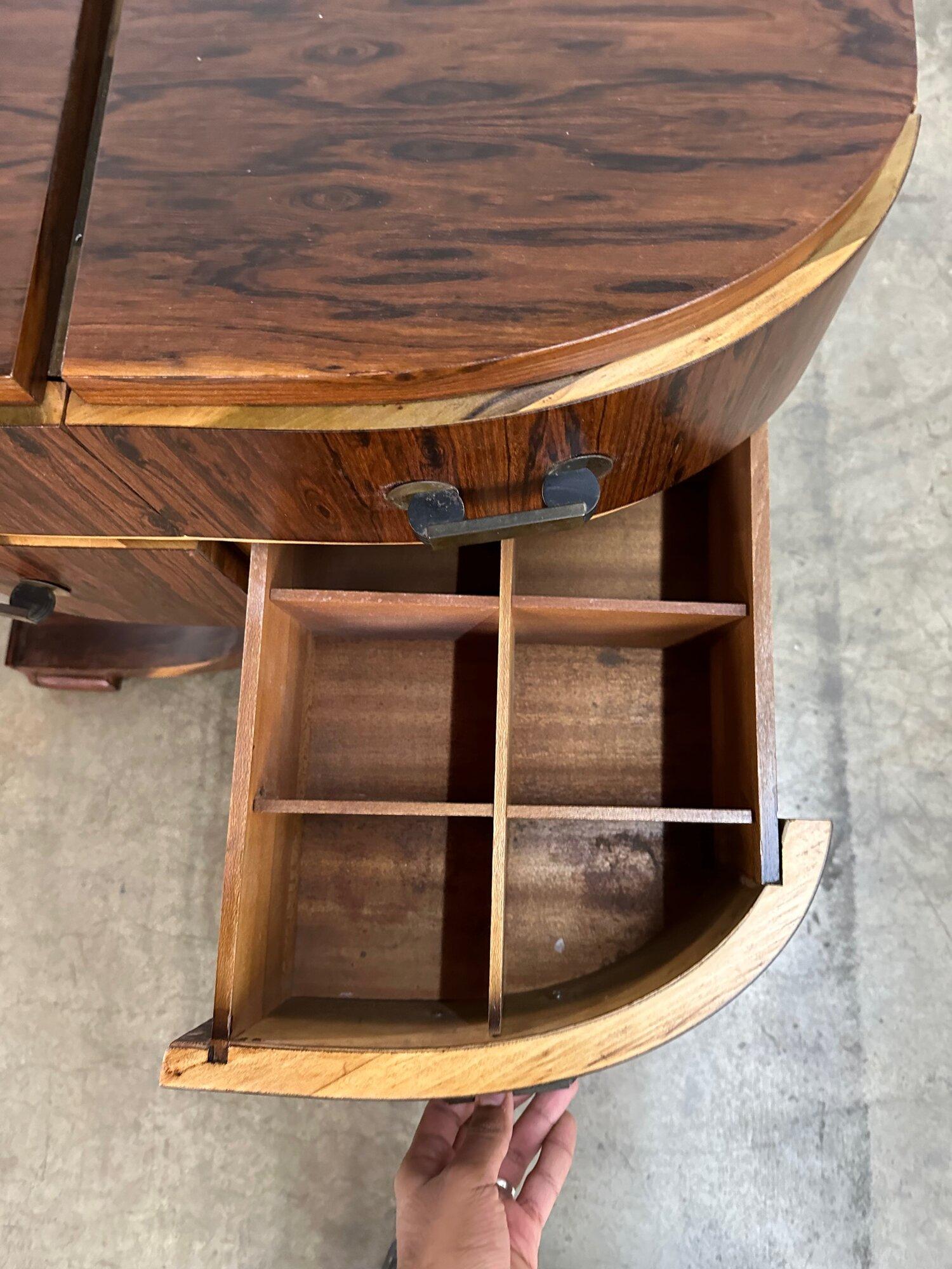 Art Deco Rosewood Side Table For Sale at 1stDibs