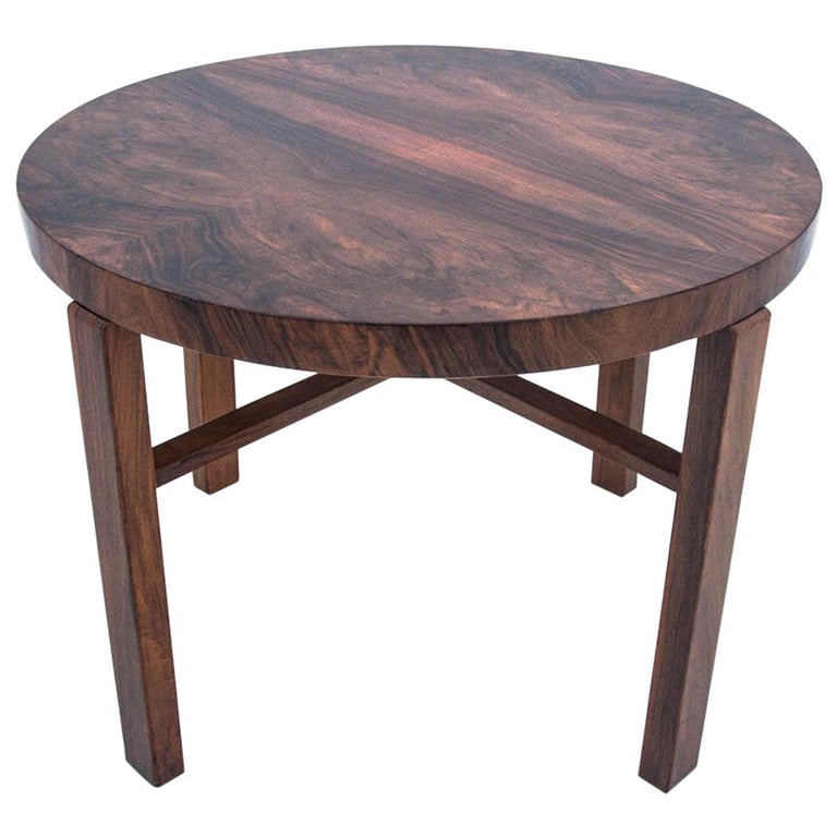 Art Deco Round Dining Table at 1stDibs
