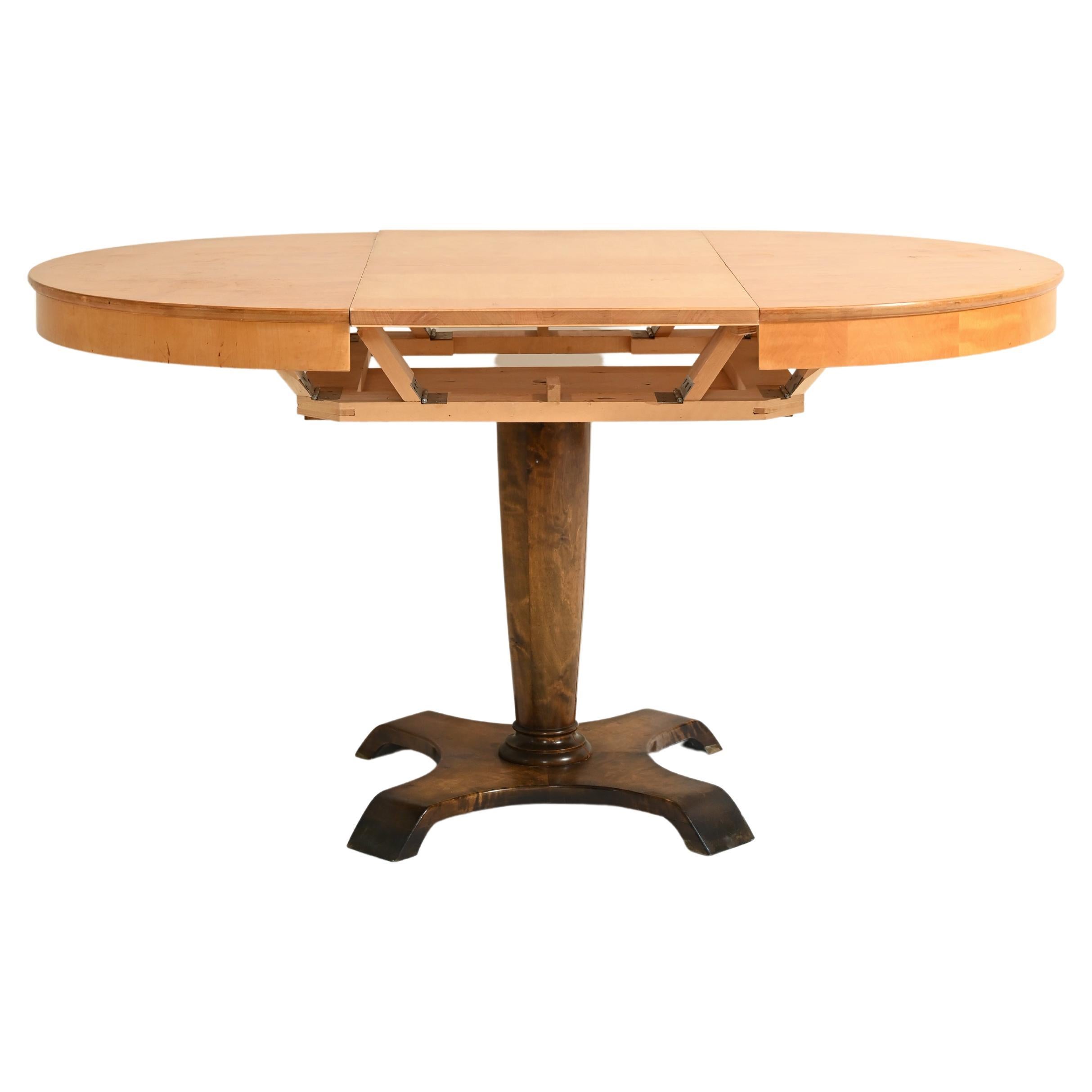 Extending Table with Wings Signed Edsby Verken For Sale at 1stDibs