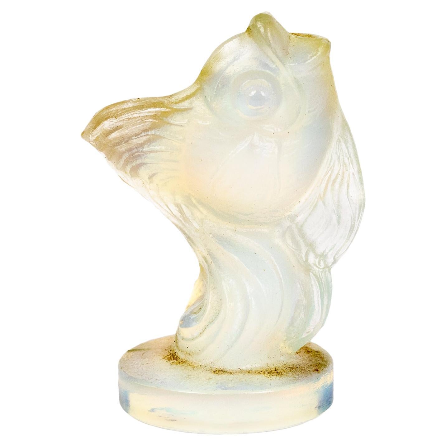 Art Deco Sabino Artistic Glass Opalescent 'Fish' by Marius Ernest ...