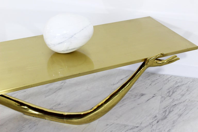 Art Deco Salvador Dali BD Surrealist Original Leda Low Brass Coffee ...