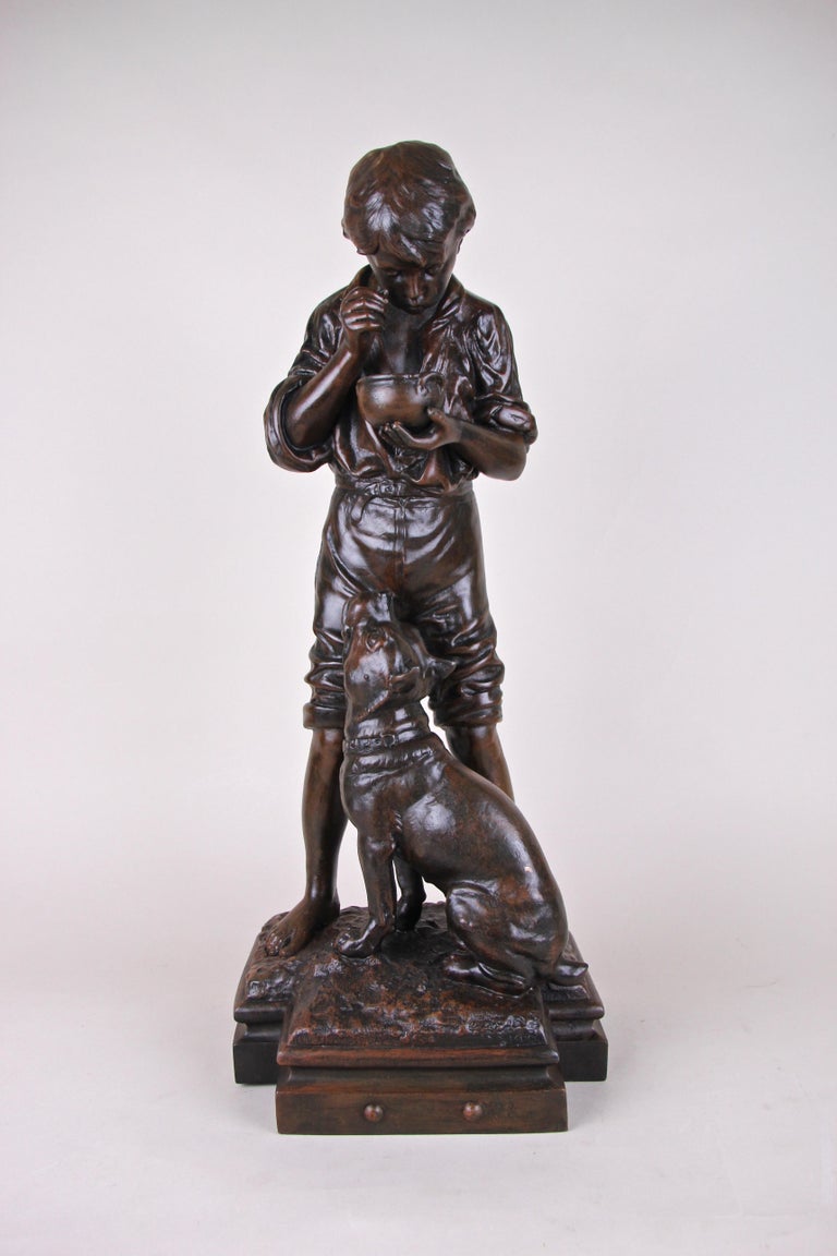 Art Deco Sculpture by Victor Rousseau Signed, Belgium, circa 1930 at ...