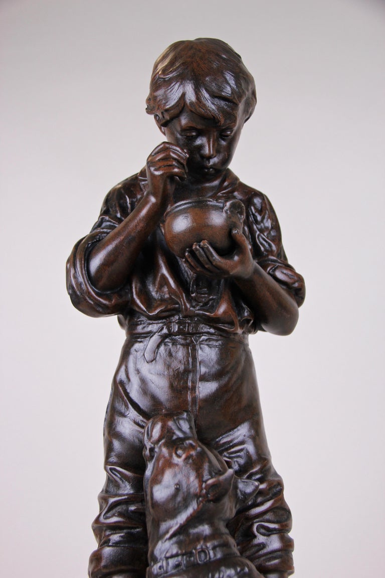 Art Deco Sculpture by Victor Rousseau Signed, Belgium, circa 1930 at ...