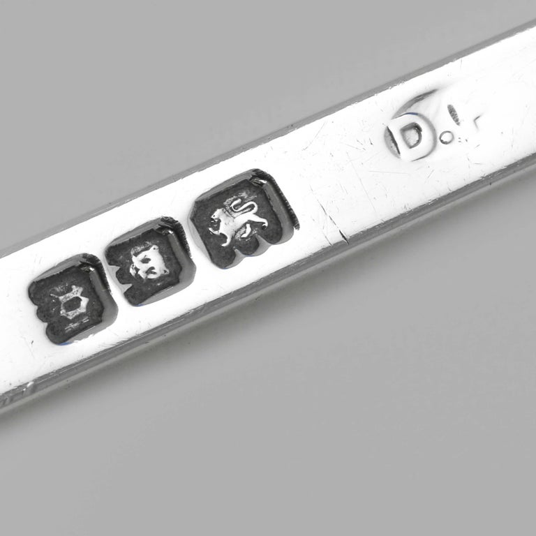 Art Deco Set of 6 Sterling Silver Grapefruit Spoons David Fullerton ...