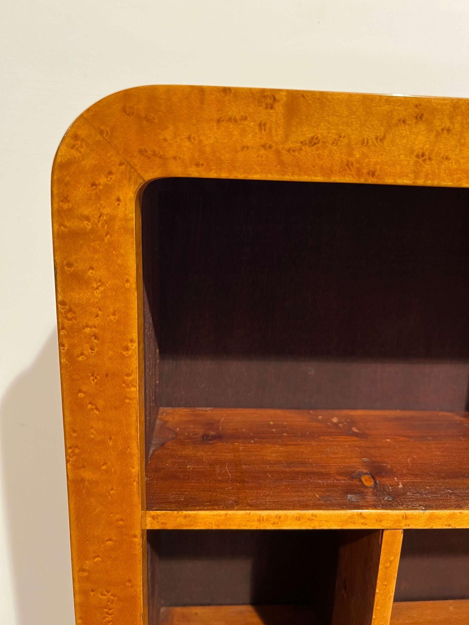 Art Deco Shelf, Birdseye Maple Veneer, French Polished, France, circa ...