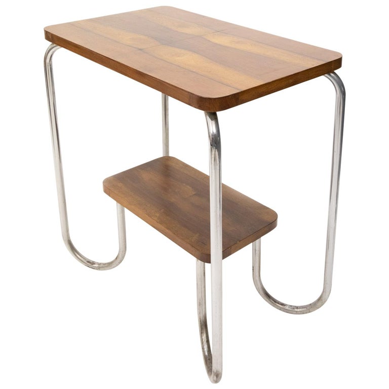 Art Deco Side Table Attributed to Gispen Holland For Sale at 1stDibs