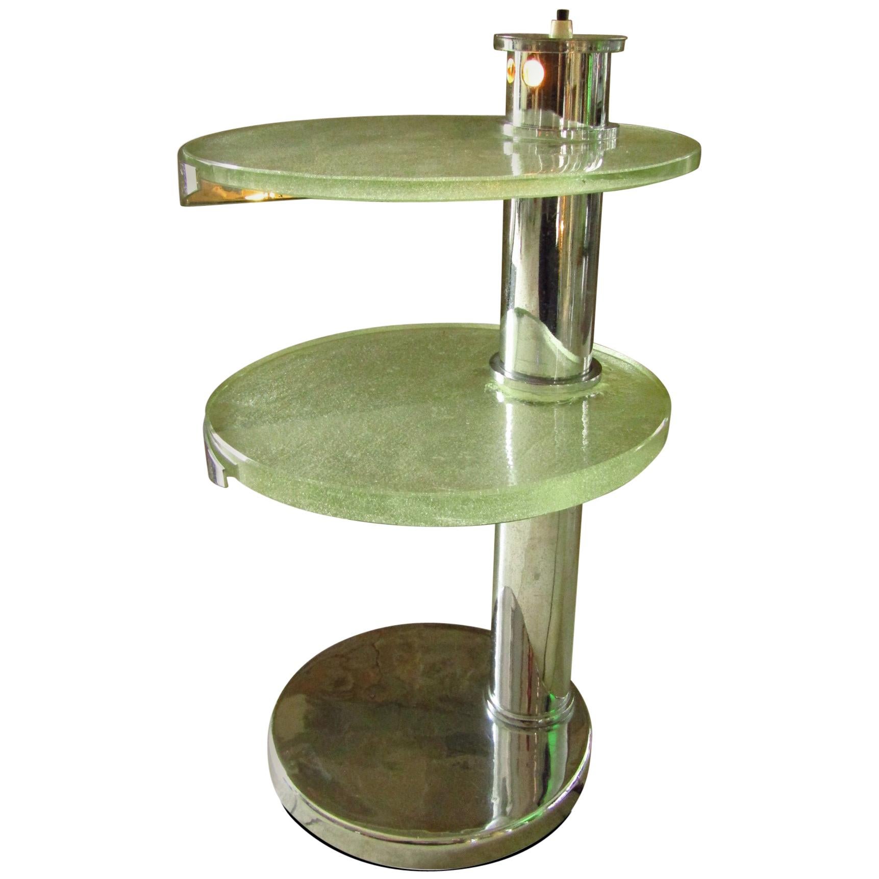 Art Deco Side Table by Desny, Paris, 1935 at 1stDibs