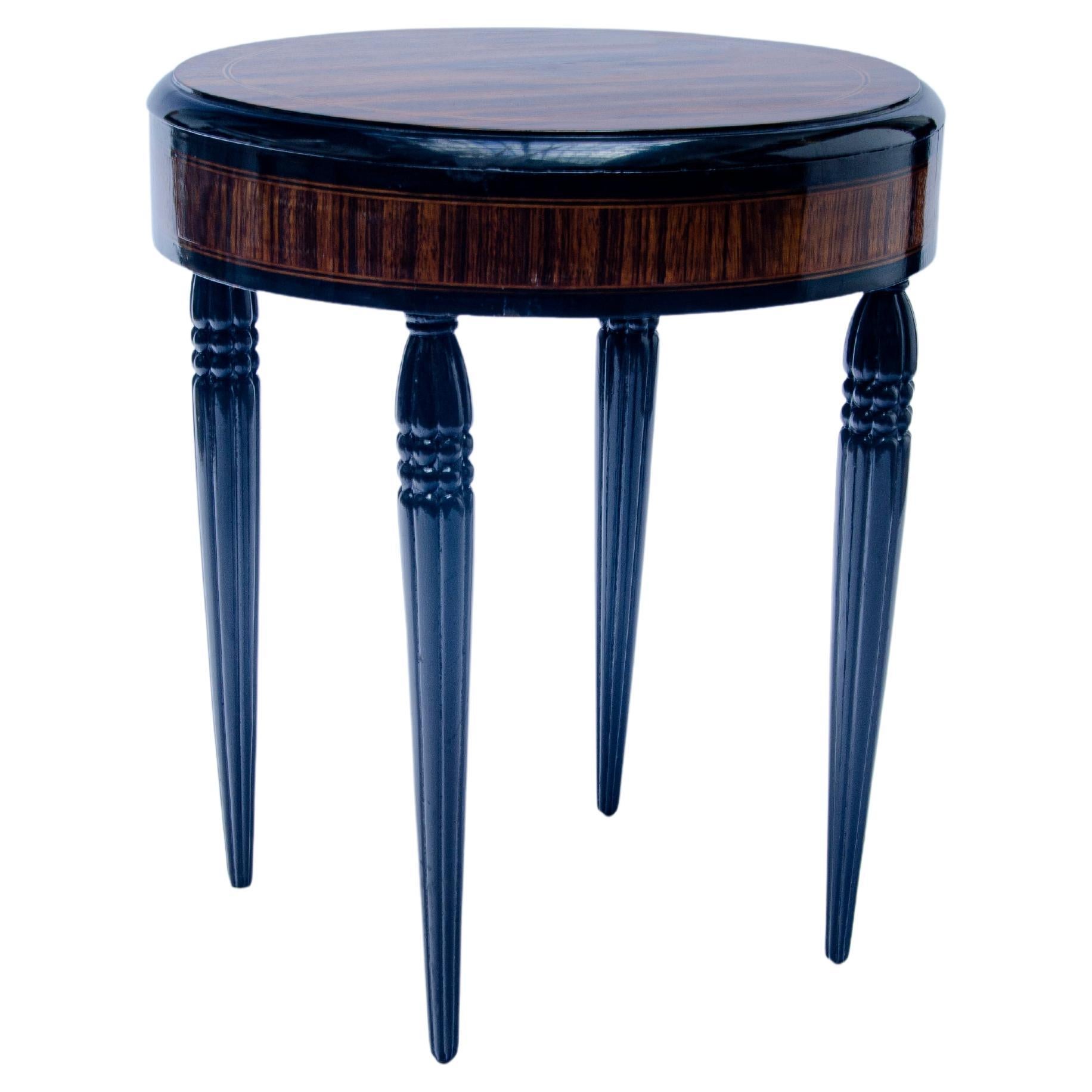 French Art Deco Table in the Style of Maurice Dufrene in Thuja Root ...