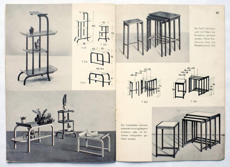Art Deco Side Table T382 Thonet Mundus For Sale at 1stDibs