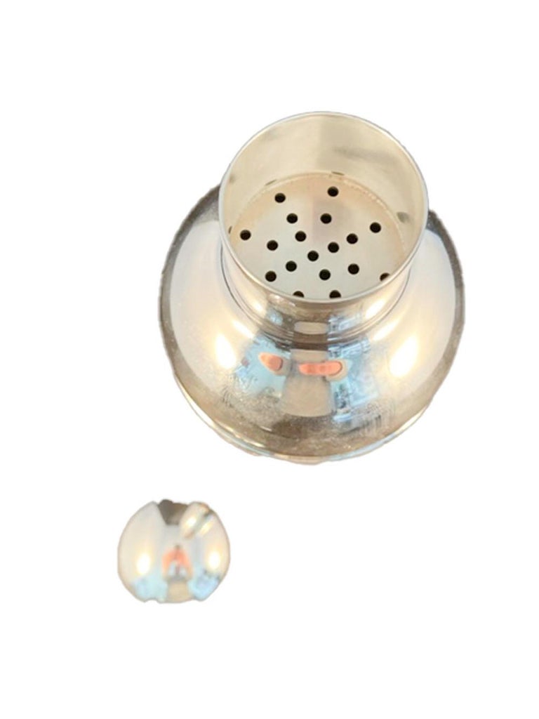 Art Deco Silver Plate Cobbler Type Cocktail Shaker by Wiskemann ...