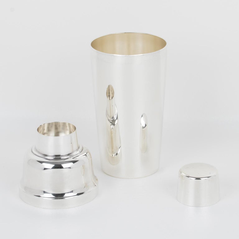 Art Deco Silver Plate Cocktail Shaker by WMF, Germany For Sale at 1stDibs