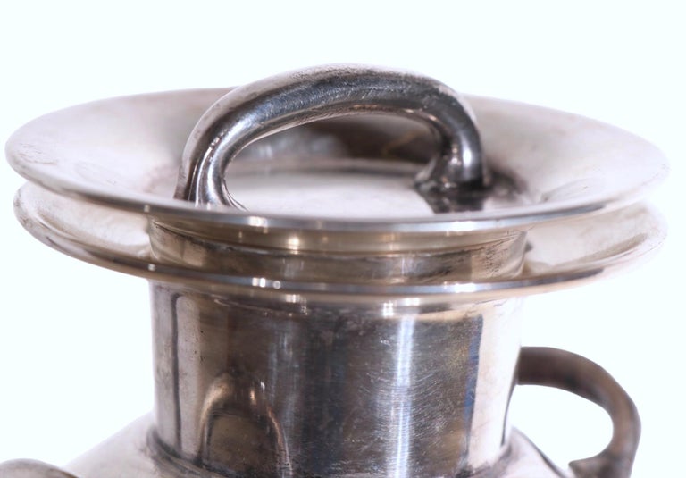 Art Deco Silver Plate Milk Can Cocktail Shaker by Warwick For Sale at ...