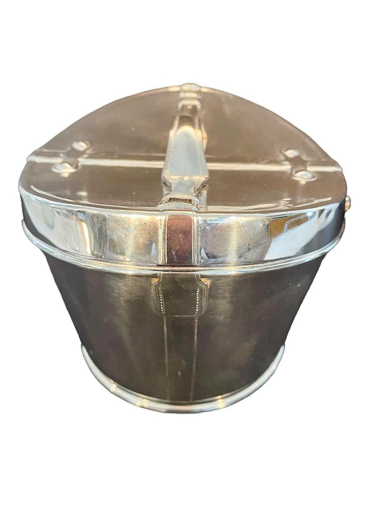 Art Deco Silver Plate Novelty Biscuit Box in the Form of a Victorian ...