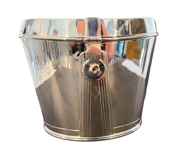 Art Deco Silver Plate Novelty Biscuit Box in the Form of a Victorian ...