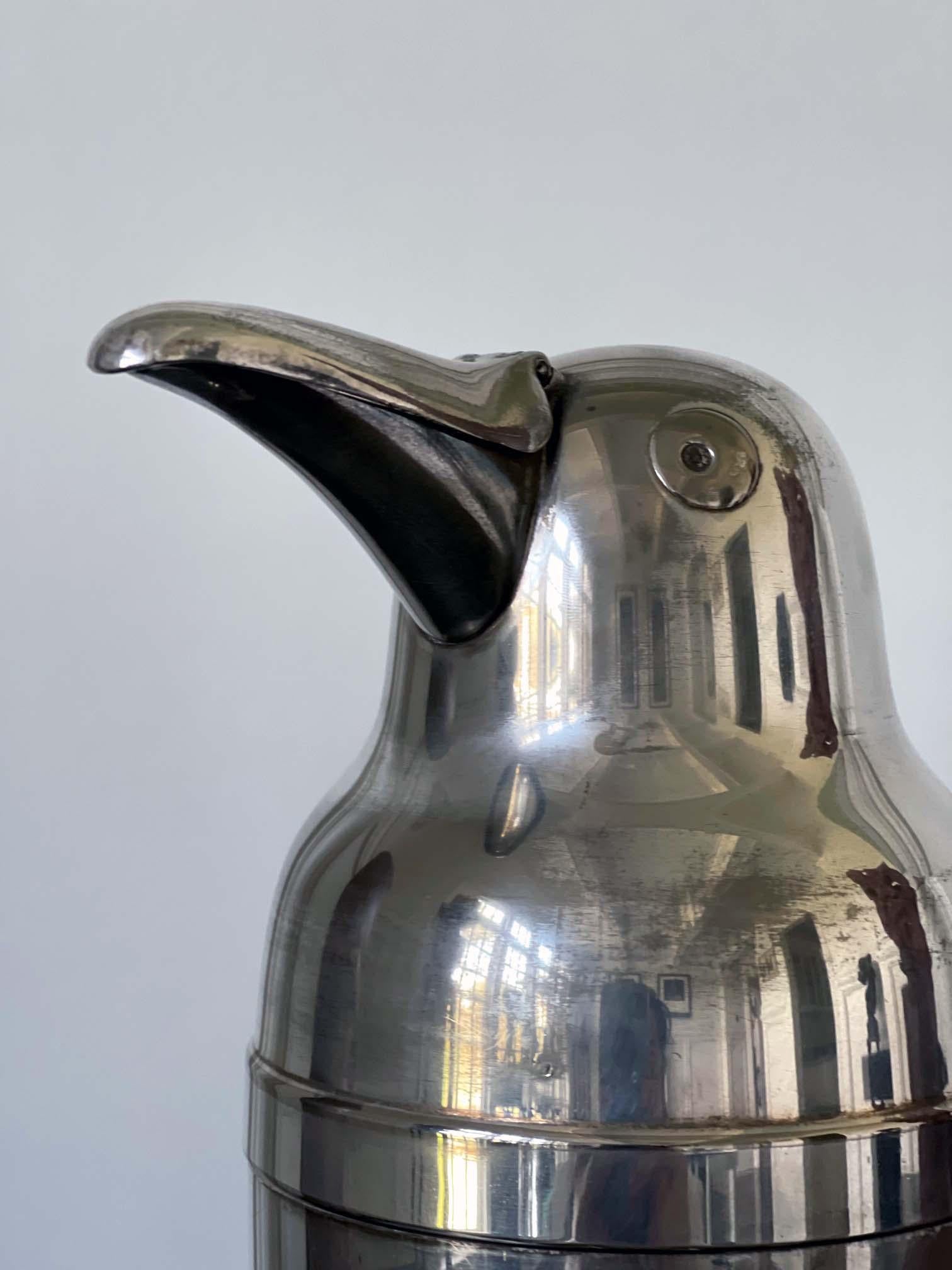 Art Deco Silverplate Penguin Form Cocktail Shaker Napier Emil Schuelke ...