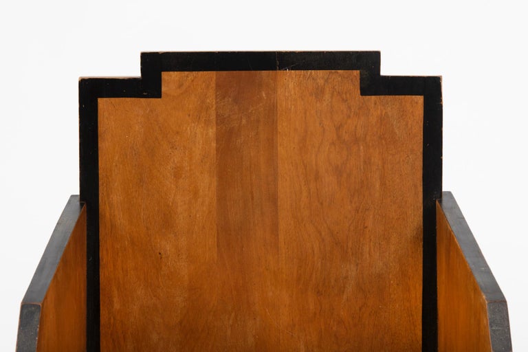 Art Deco Skyscraper Modernist Side / Desk Chair Attributed to Ilonka ...