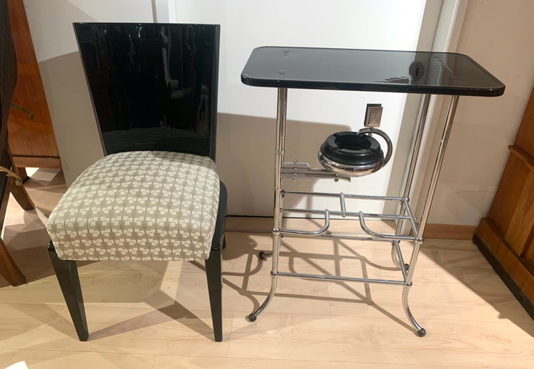 Art Deco Smoking- / Side Table by Demeyere, Belgium, circa 1920 at 1stDibs