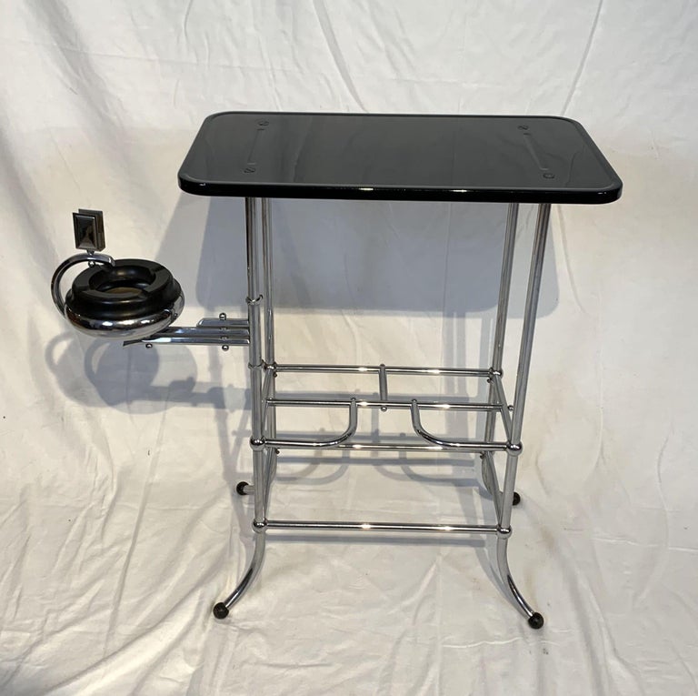 Art Deco Smoking- / Side Table by Demeyere, Belgium, circa 1920 at 1stDibs