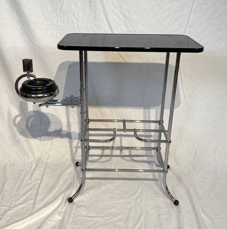 Art Deco Smoking- / Side Table by Demeyere, Belgium, circa 1920 at 1stDibs