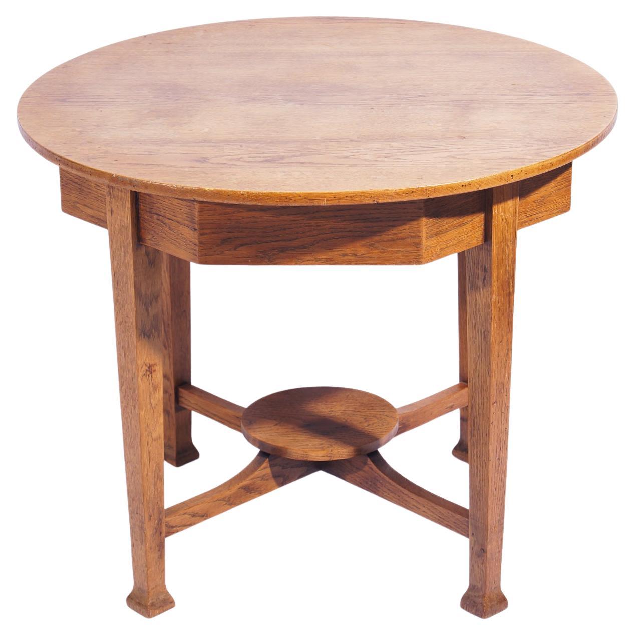 Oak Art Deco Amsterdamse School Coffee Table by 't Woonhuys Amsterdam ...