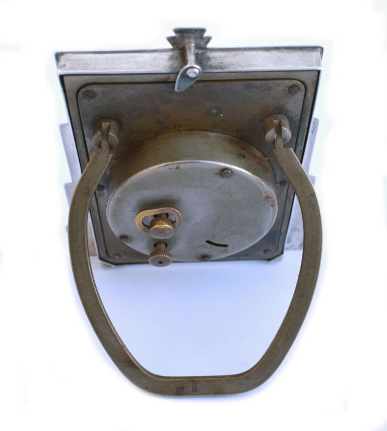 Art Deco Solid Silver Cased Easel Desk Clock, England, c1932 For Sale ...